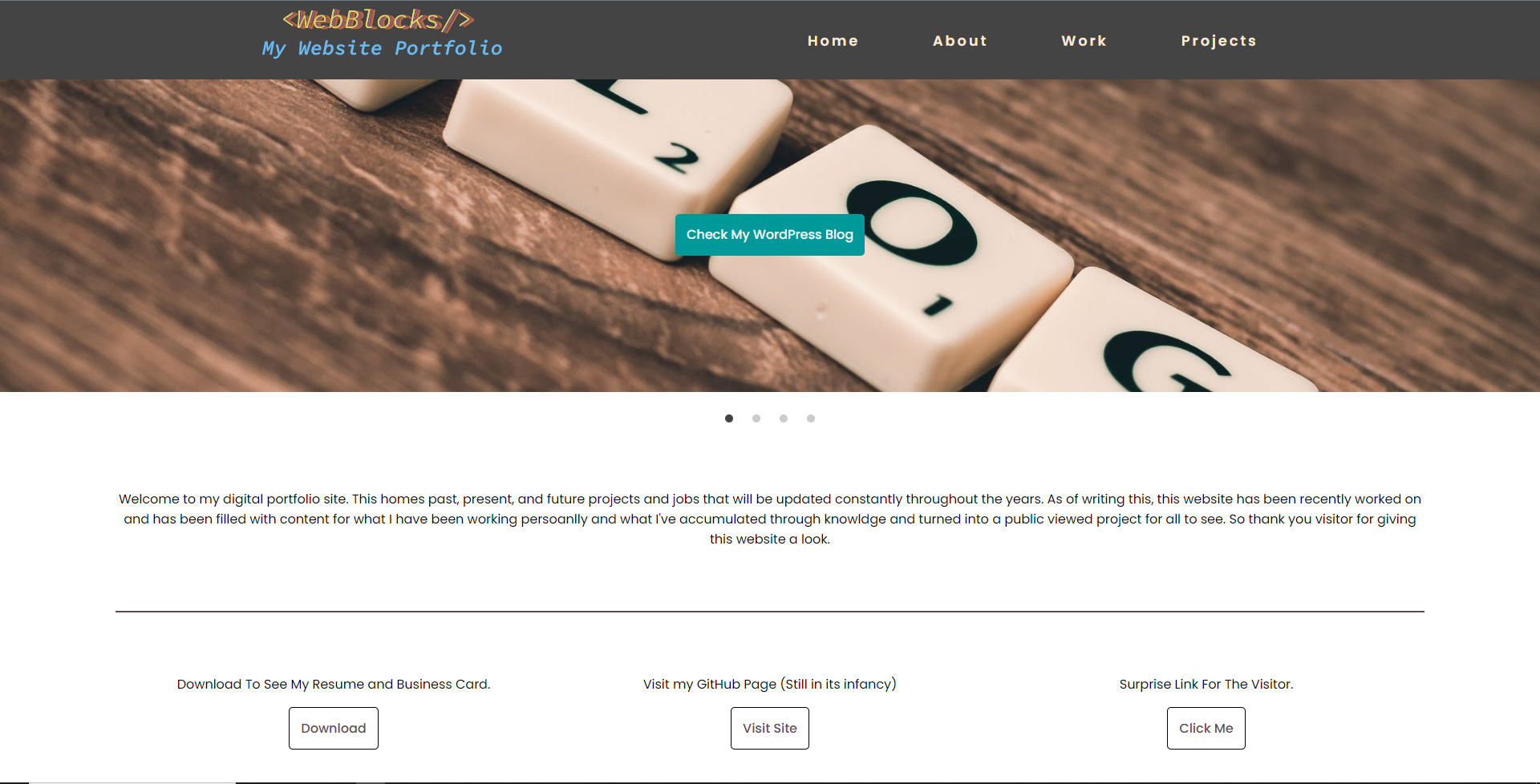 Web Development Portfolio